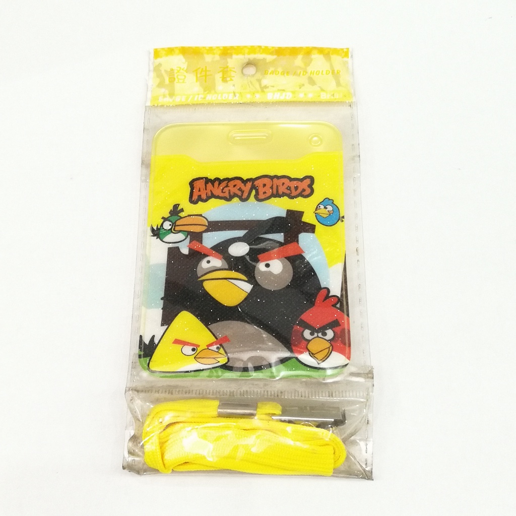 Angry Bird Name Badge / ID Holder with Lanyard #Ready Stock# | Shopee ...