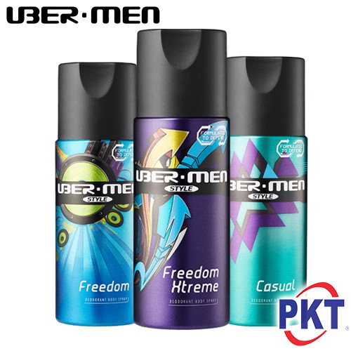 UBERMAN BODY SPRAY 125ML/ SPRAY BADAN UBERMAN | Shopee Malaysia