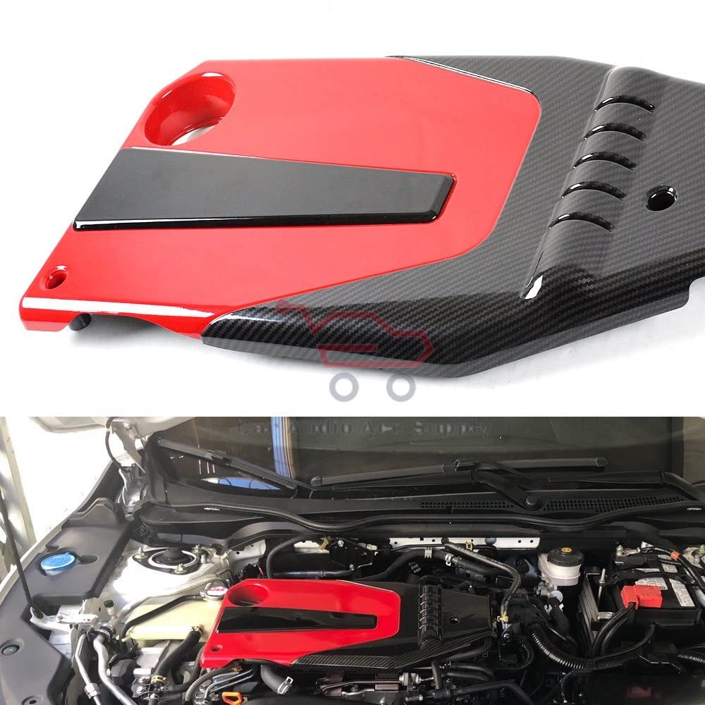 Honda Civic FC 2016 1.5T JDM Red Black Carbon Looks TYPE-R Style Engine ...