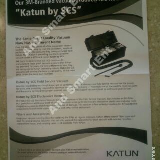 Electronic Vacuum Cleaner Katun by SCS (formerly 3M) Electronic Vacuum ...