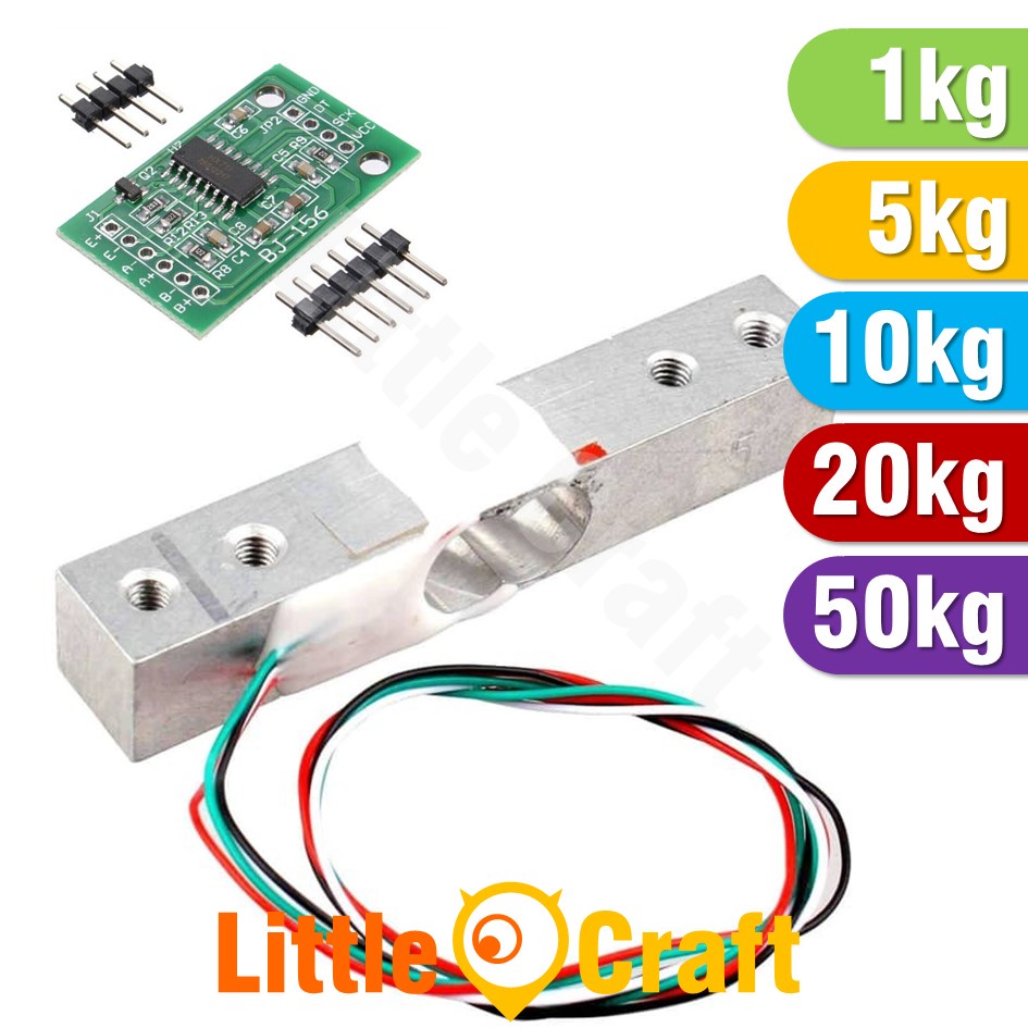 Load Cell Straight Bar Pressure Weight Sensor HX711 Amplifier Module 1kg 5kg 10kg 20kg 50kg ...