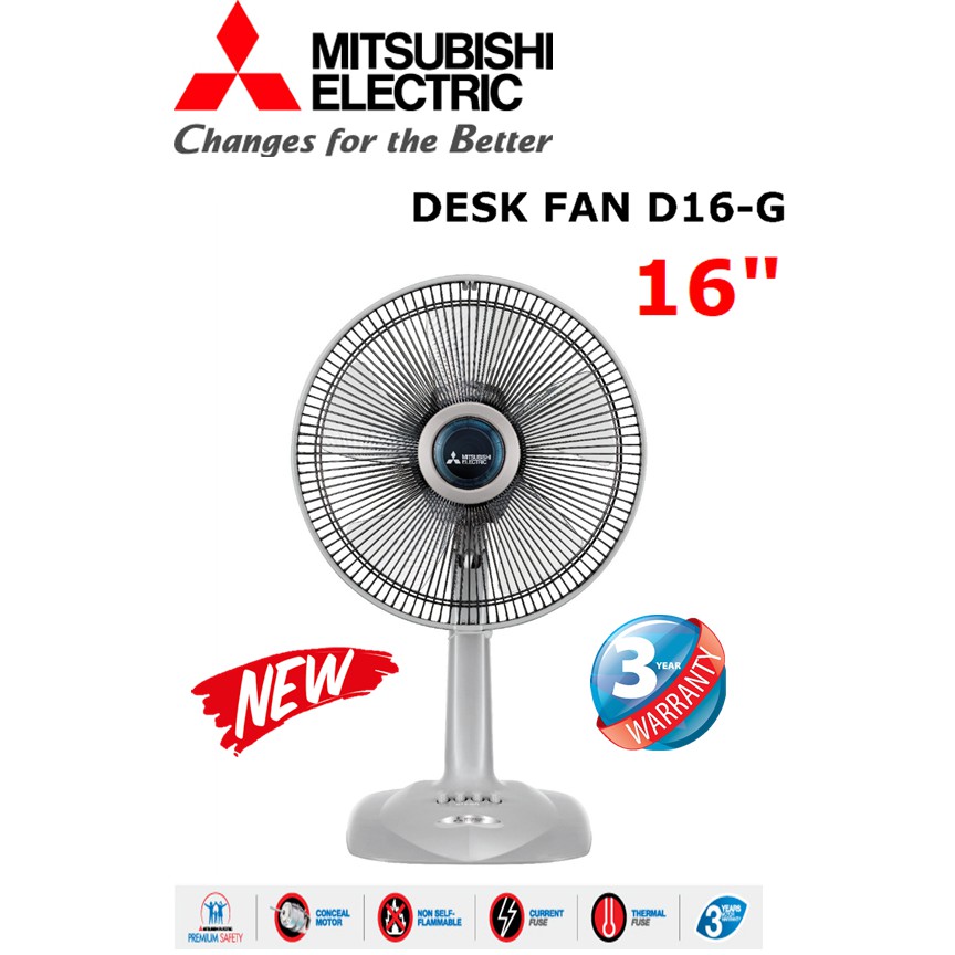 Mitsubishi desk fan d16-gu-p / mitsubishi 18" tatami fan stand fan ...