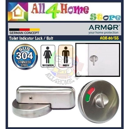 ARMOR SUS304 Stainless Steel Compliant Privacy Indicator Lock Indicator ...