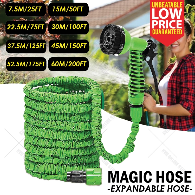 Magic Hose Spray Garden Multifunction Expandable Water Hose/Getah Paip ...