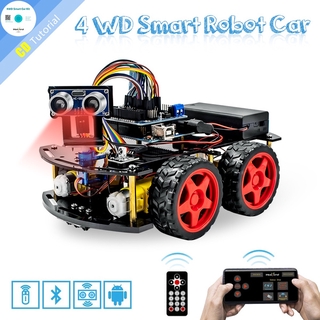 [Ready Stock] LAFVIN Arduino Smart Robot Car Kit with Tutorial for UNO R3 Project, Support ...