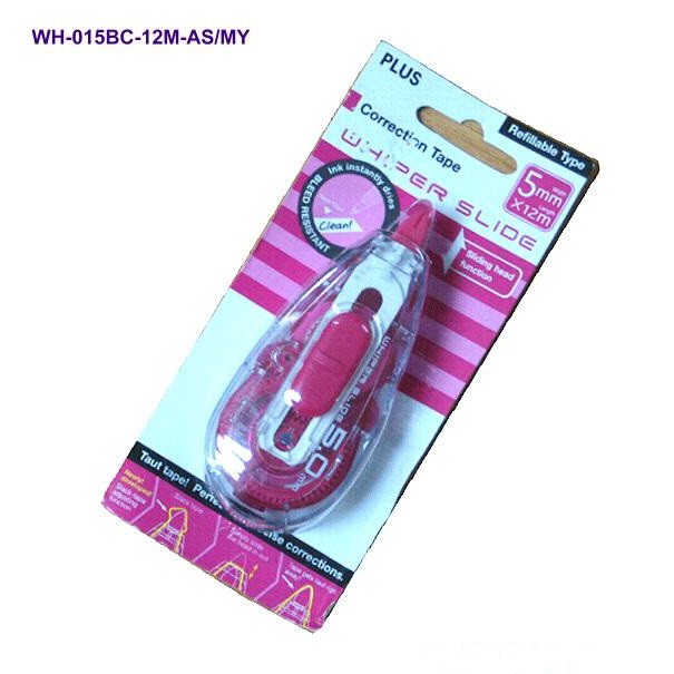 PLUS CORRECTION TAPE WH-015BC ( WHIPER SLIDE ) | Shopee Malaysia