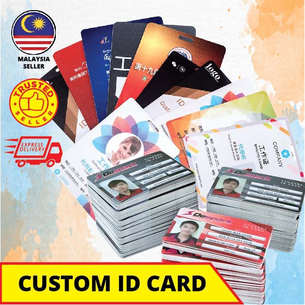 [READY STOCK] MINIMUM 4PCS PVC ID CARD (KAD AHLI/ KAD PERSATUAN & KELAB ...
