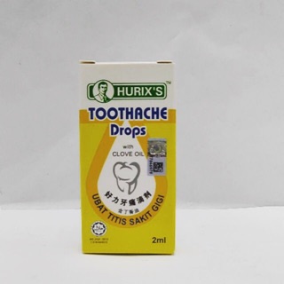 Hurix's Toothache Drops 2ml | Shopee Malaysia