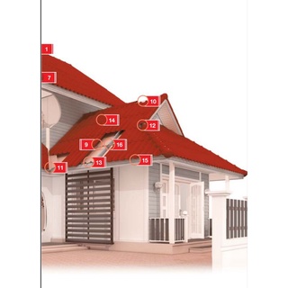 Perabung Atap Siam Atap Gajah Atap Shera | Shopee Malaysia