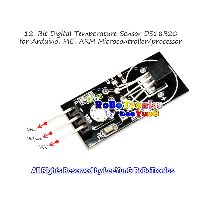 Arduino DS18B20 Digital Temperature Sensor Module For RaspberryPi Smart ...