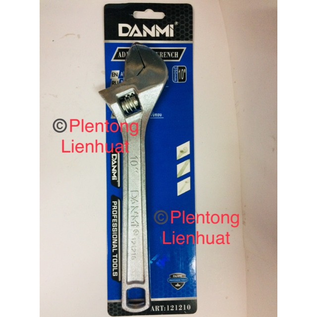 [DANMI]Professional Tools- Adjustable Wrench/size:8"/10" | Shopee Malaysia