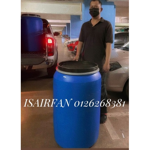 tong biru besar 220 liter | Shopee Malaysia