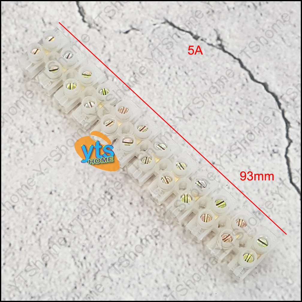 5A PVC Connector Terminal Block Barrier Wire Connector | Shopee Malaysia