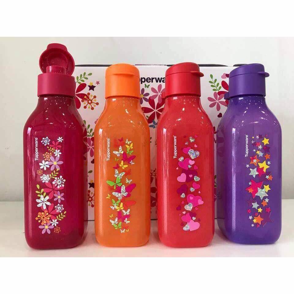 Tupperware Eco Bottle 500ml Flip Top Cover Eco Bottle Bpa Free Funky ...