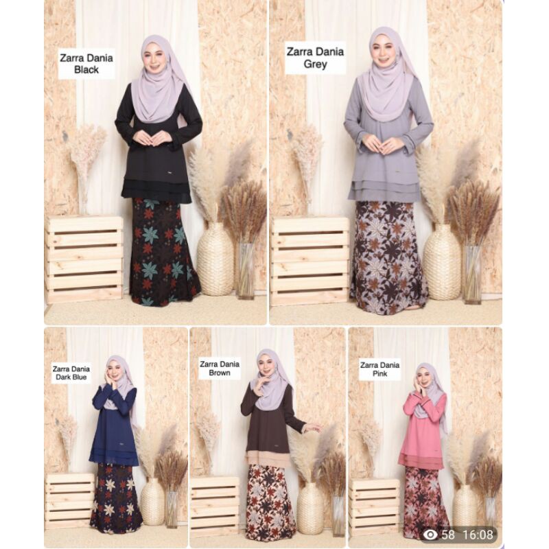 KURUNG PRINTED CORAK BATIK ZARRA DANIA KAIN DUYUNG Dmimi | Shopee Malaysia