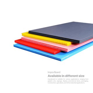 Impra Board A4 / A3 (2 pcs) Polyplast Board / PP Straw Board / Plastic ...