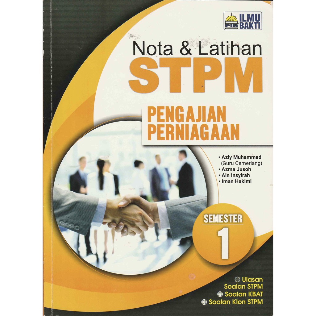 Nota And Latihan Stpm Pengajian Perniagaan Semester 1 Shopee Malaysia