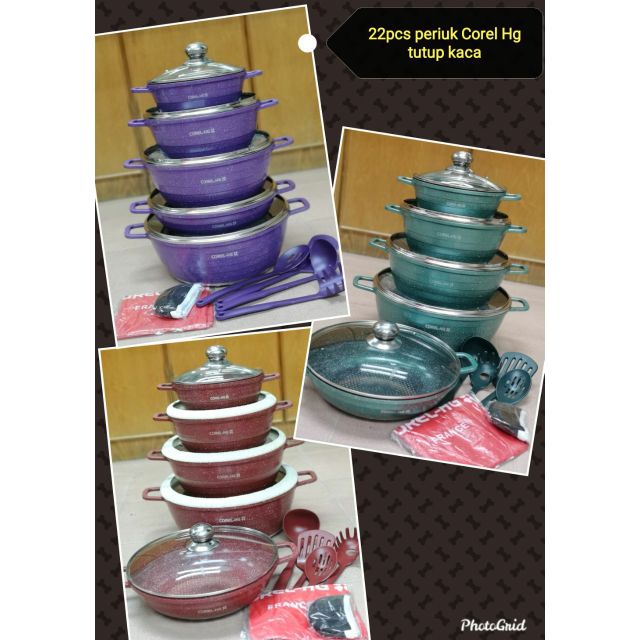 SET PERIUK GRANITE 22PCS | Shopee Malaysia