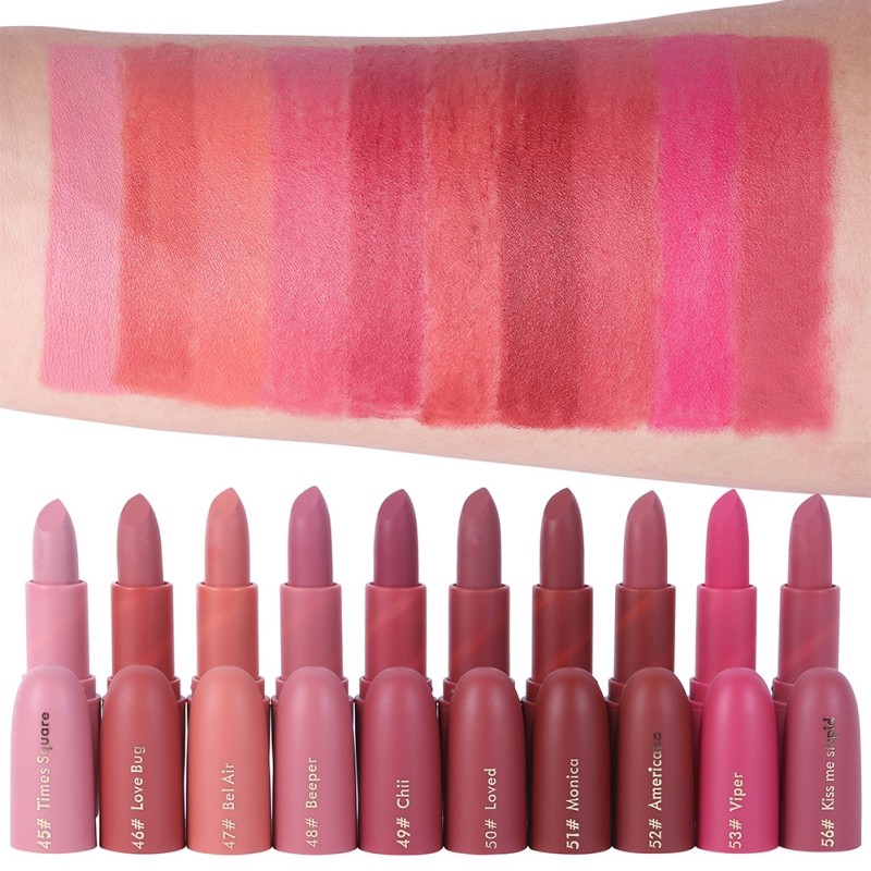 Velvet Batom Lipstick Makeup Sexy Matte Lipstick Waterproof | Shopee ...
