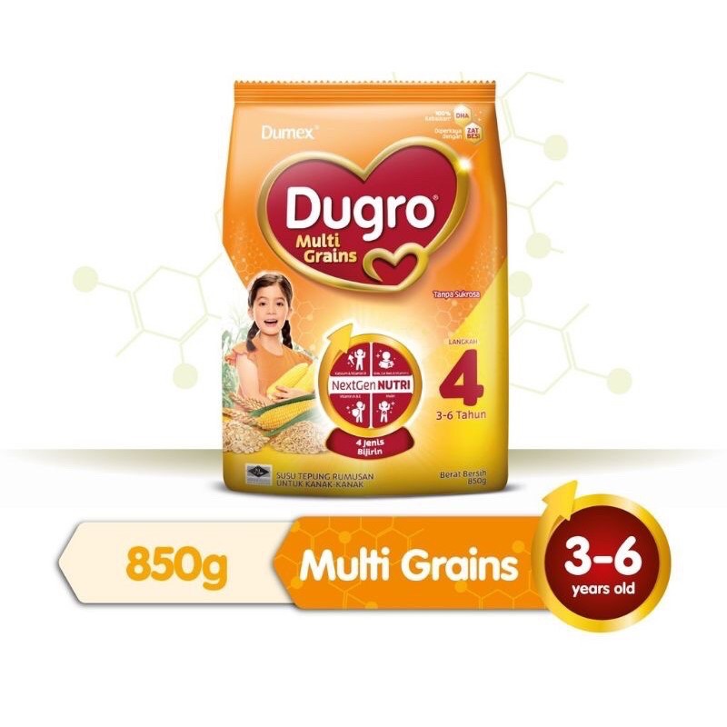 Dumex Dugro 3 / Dugro 4 - Multigrains (850g) | Shopee Malaysia
