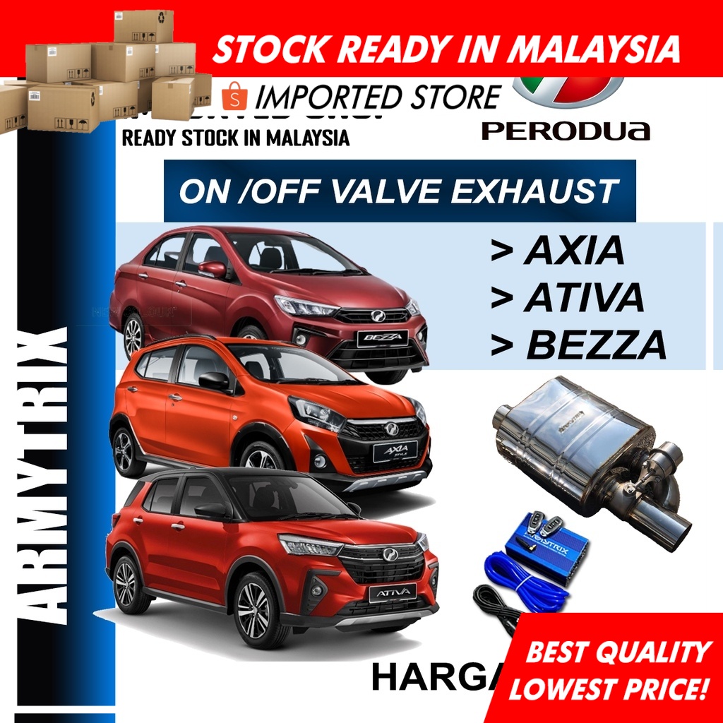ARMYTRIX VALVETRONIC EKZOS SET WITH CONTROL FOR PERODUA ATIVA AXIA ...