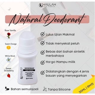 FRESH ALL DAY SET | KHAULAH DEODORANT | WHITE MUSK | PEWANGI KETIAK ...