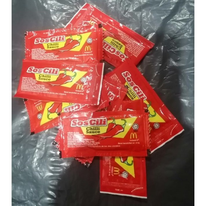 New Packing Mcdonald's Mcd MEKDI Chilli Sauce (1 set 4 sachets ...
