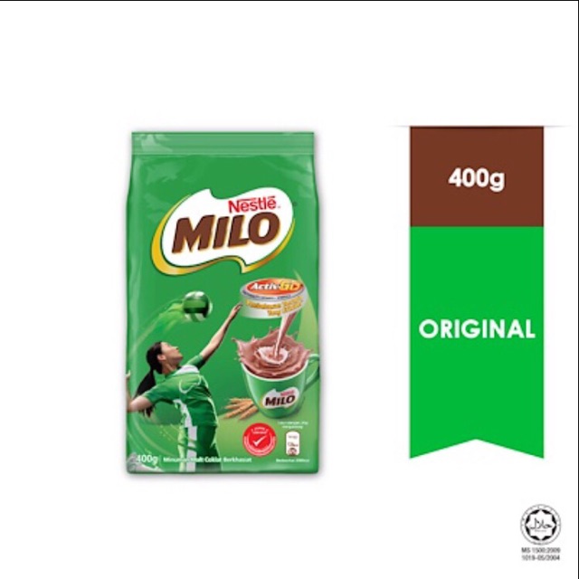 400gm milo activ-go. Nestle MILO Activ-Go Chocolate Malt Powder (400gm ...