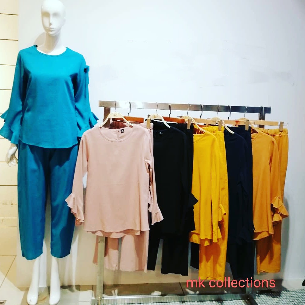 Set Blouse&Pant (Ready stock) | Shopee Malaysia