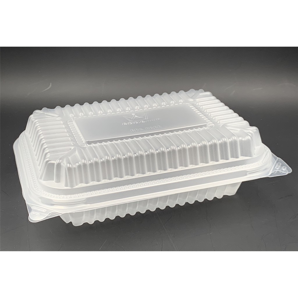 Medium PP Lunch Box [ 100pcs± ] ABBAware - Disposable Plastic Food Box ...