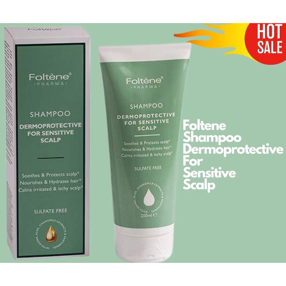 FOLTENE Shampoo Dermoprotective For Sensitive Scalp 200ml | Shopee Malaysia