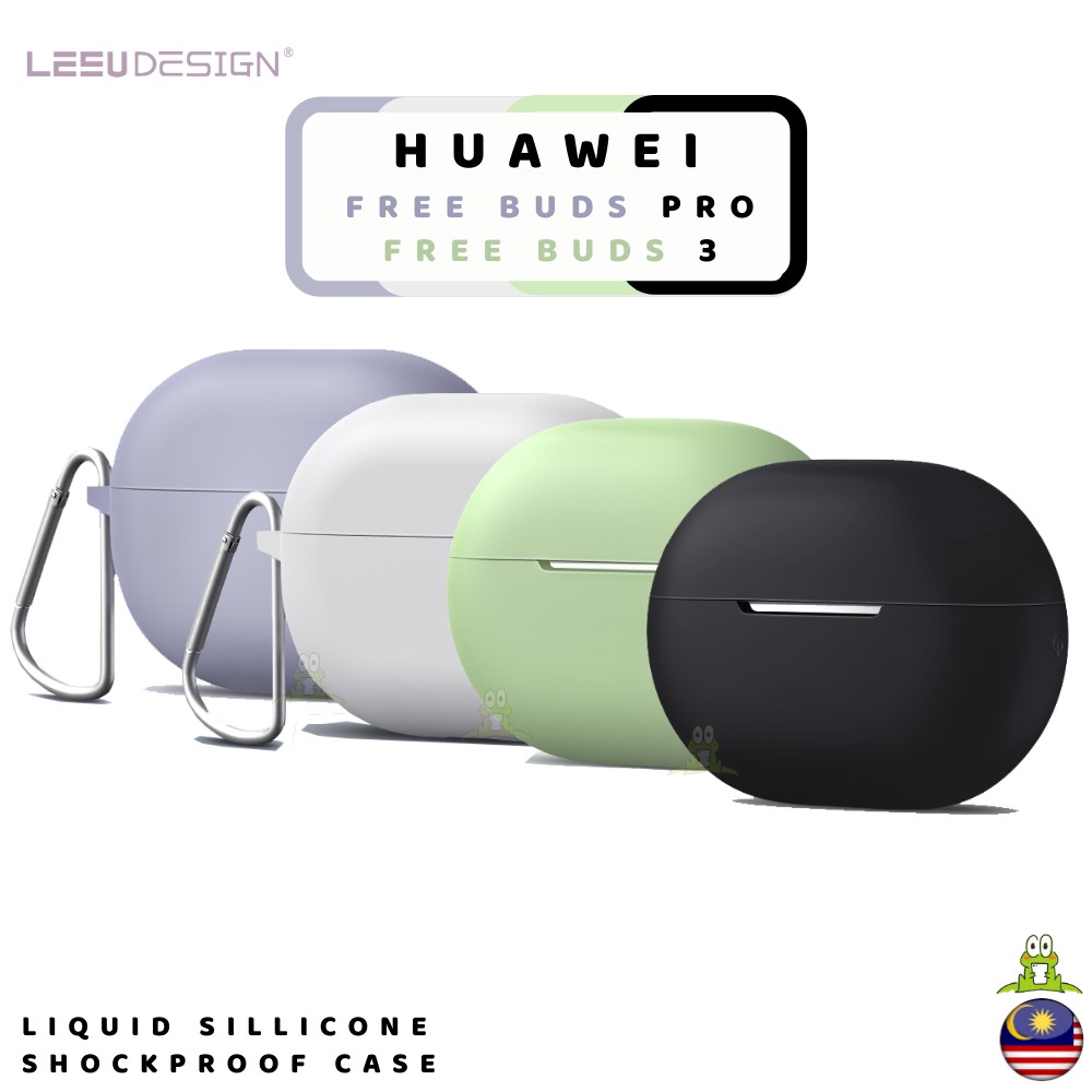 LEEU Huawei FreeBuds Pro / FreeBuds 3/ Free Buds Pro Soft Matte Liquid ...