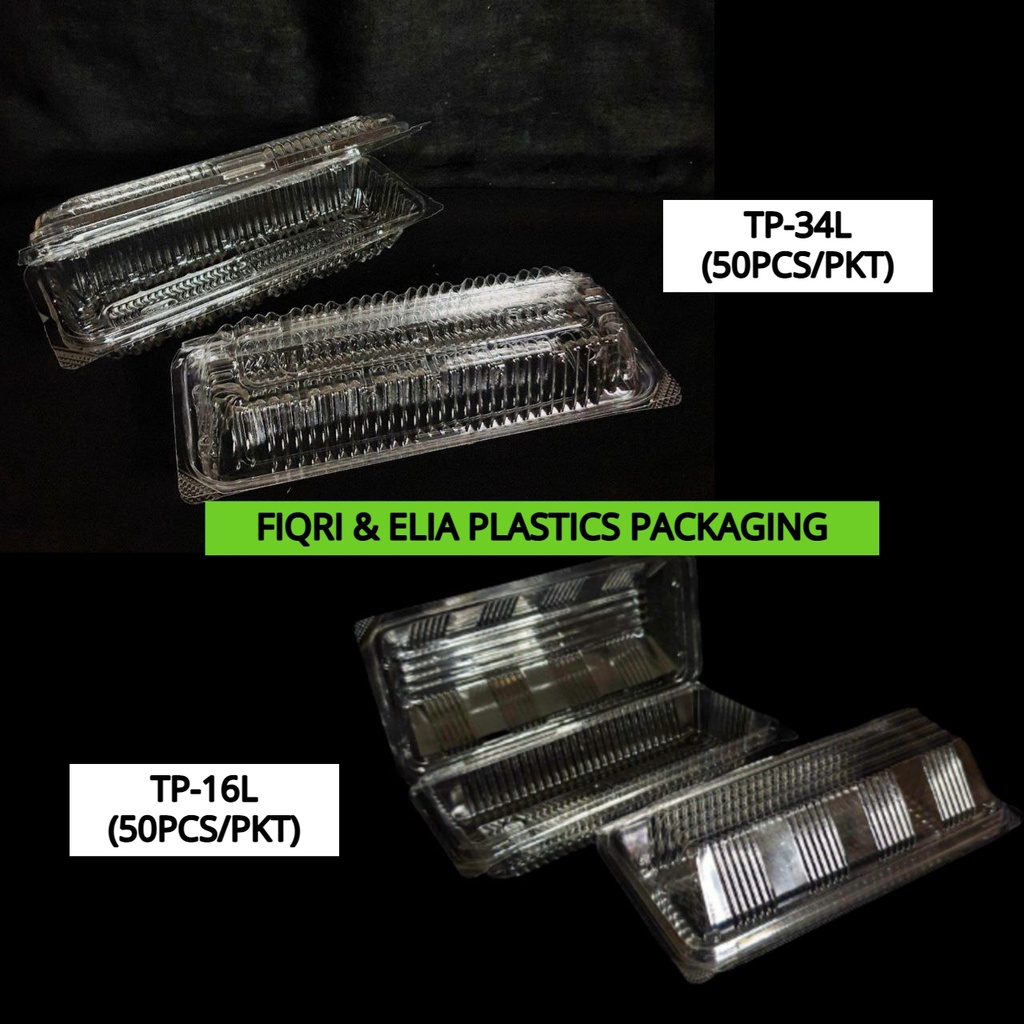 OPS CONTAINER - BEKAS KUIH/BAKERY PACKAGING [TP-34L & TP-16L (50pcs/PKT ...