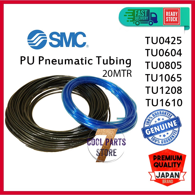 Japan SMC PU Tubing (20 MTR) 4mm 6mm 8mm 10mm 12mm Hose Pipe Pneumatic ...