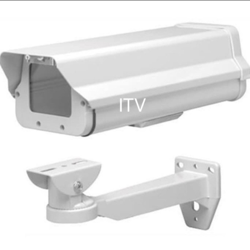 CCTV Camera Metal Outdoor Enclosure Bracket Top Opening Housing Casing ...