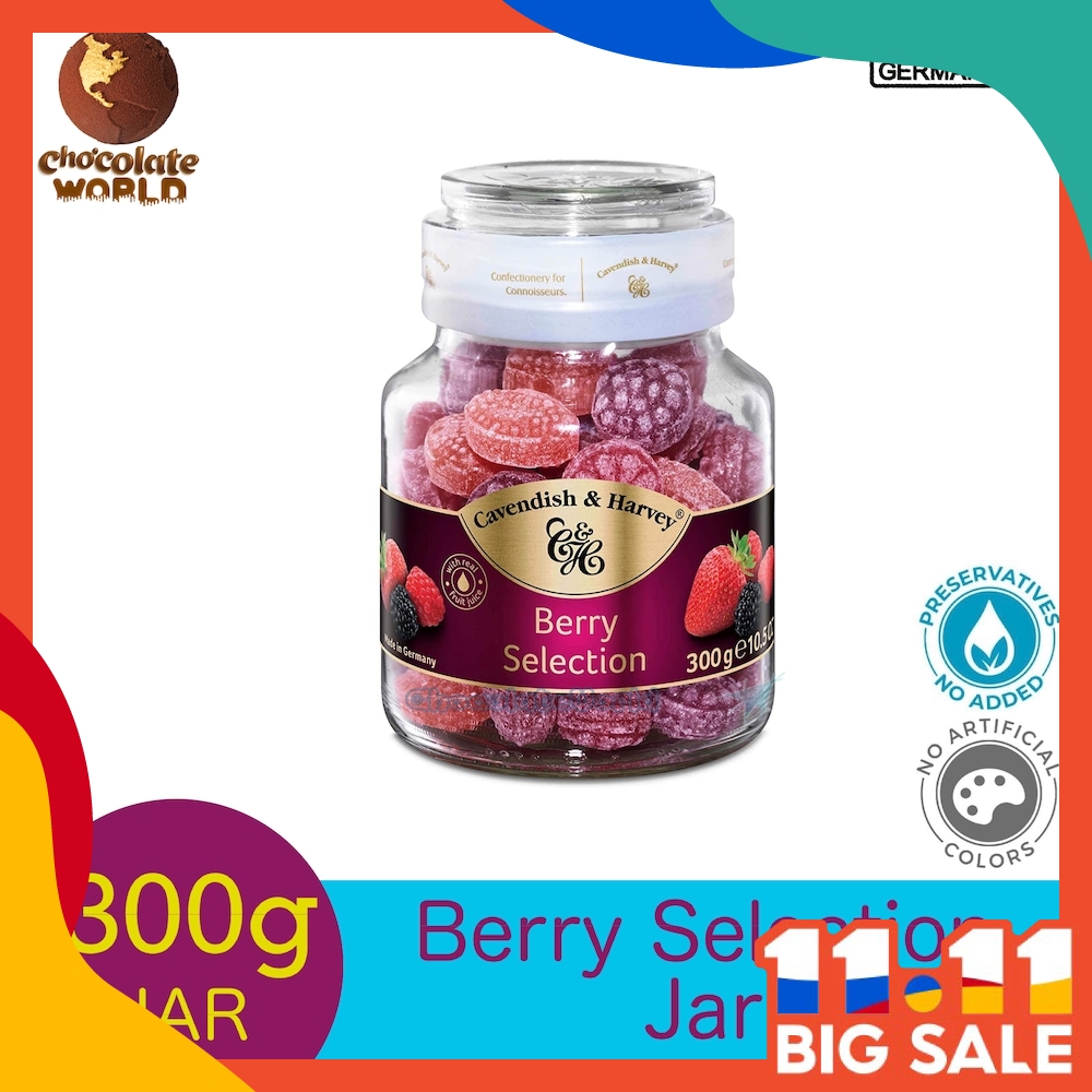 Cavendish & Harvey Berry Candies Jar 300g (Made in Germany) | Shopee ...