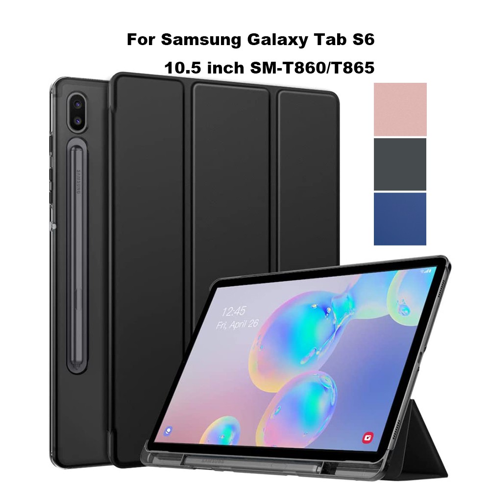 MoKo Smart Case Fit Samsung Galaxy Tab S6 10.5 2019 SM-T860/T865 Ultra ...