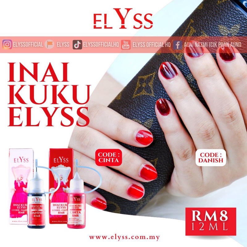 INAI KUKU ELYSS RM8 CANTIK DAN MUDAH | Shopee Malaysia