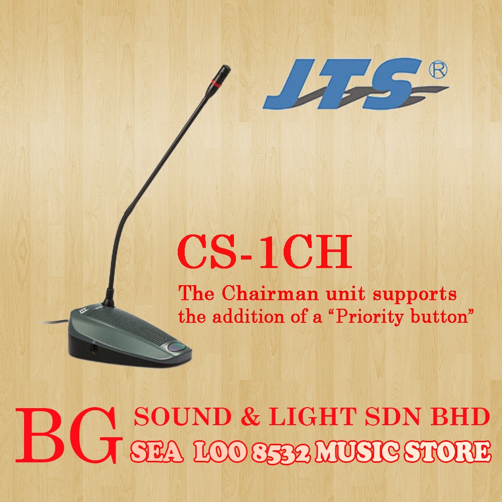 JTS WIRED CONFERENCE SYSTEM MICROPHONE SET FOR MEETING PURPOSE ( CS-1CH / CS-1DU / CS-1CU / CS ...