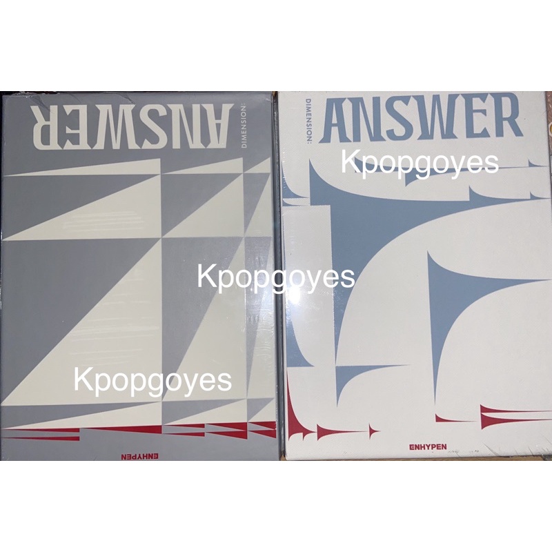 ENHYPEN DIMENSION : ANSWER ALBUM OFFICIAL [UNSEALED] | Shopee Malaysia
