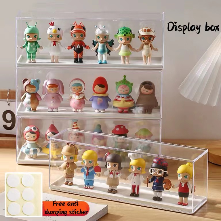 Display Cabinet Transparent Box Lego Popmart Molly Display Box Blind ...