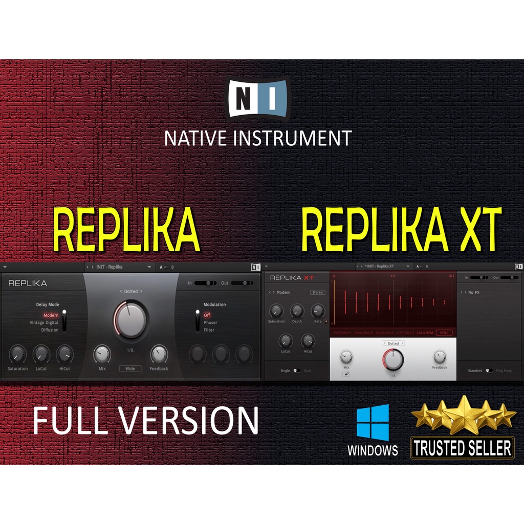 REPLIKA & REPLIKA XT Komplete Native Instrument Plugin VST AAX 32bit 64bit | Shopee Malaysia