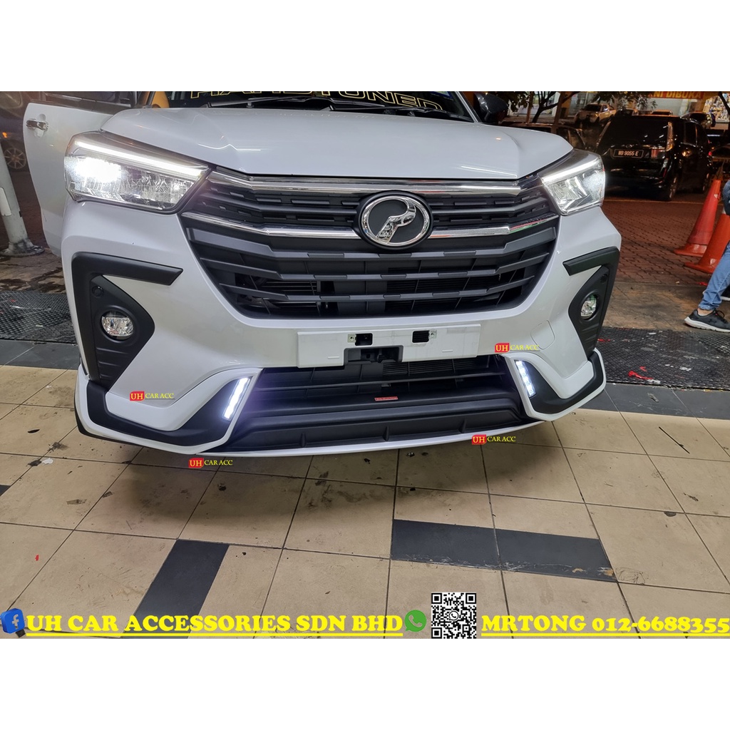 Perodua Ativa Gear Up V2 Pu Bodykit With Paint Led Daylight Drl ...
