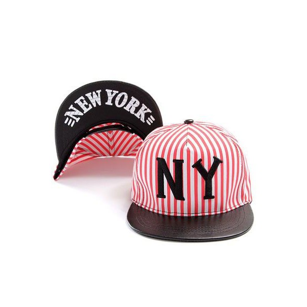 Cap Stripe Baseball Ny (New York) | Shopee Malaysia