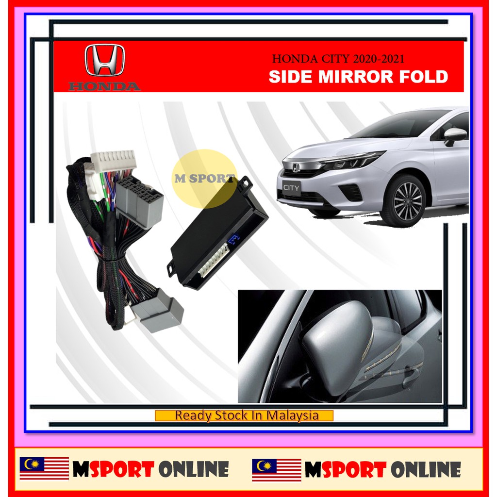 HONDA CITY 2020 2021 Side Mirror Auto Fold Module Plug and Play ...