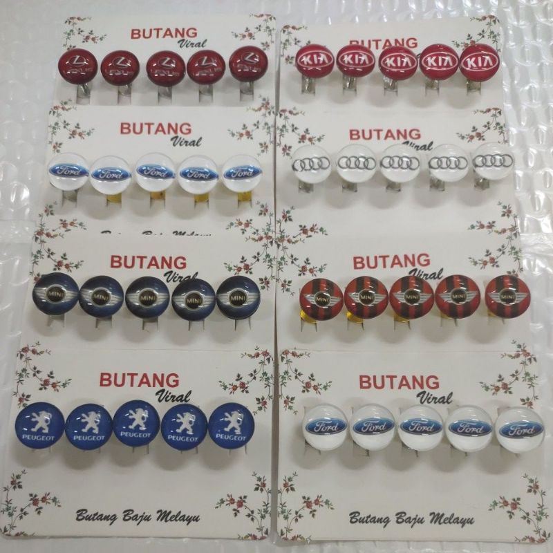 💥Ready Stok🇲🇾Butang Baju Melayu Logo Kenderaan/Vehicle Logo Button ...