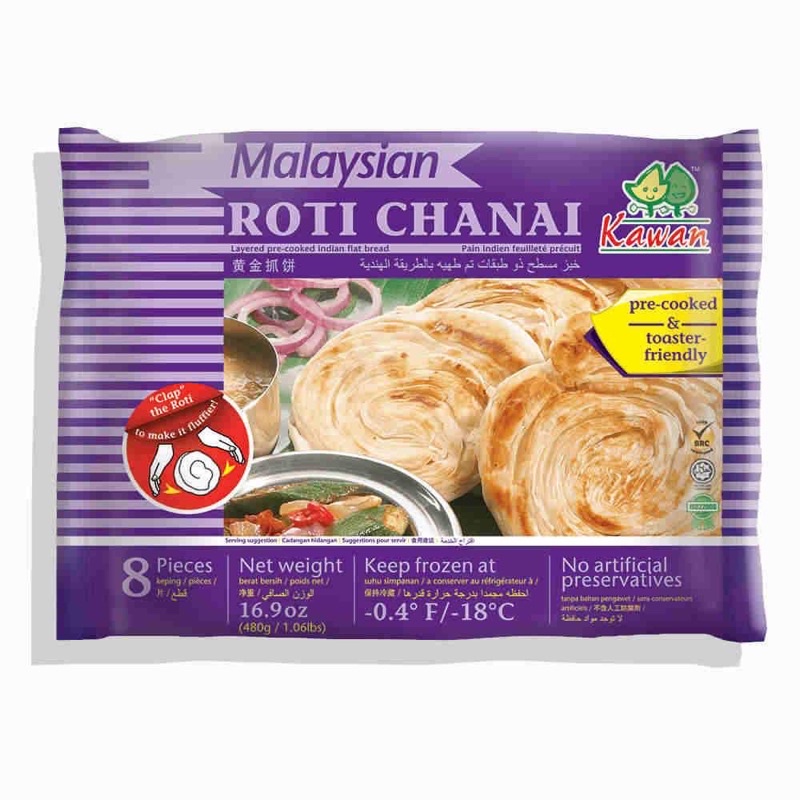 Kawan Roti Chanai/Canai 8pcs /480g | Shopee Malaysia