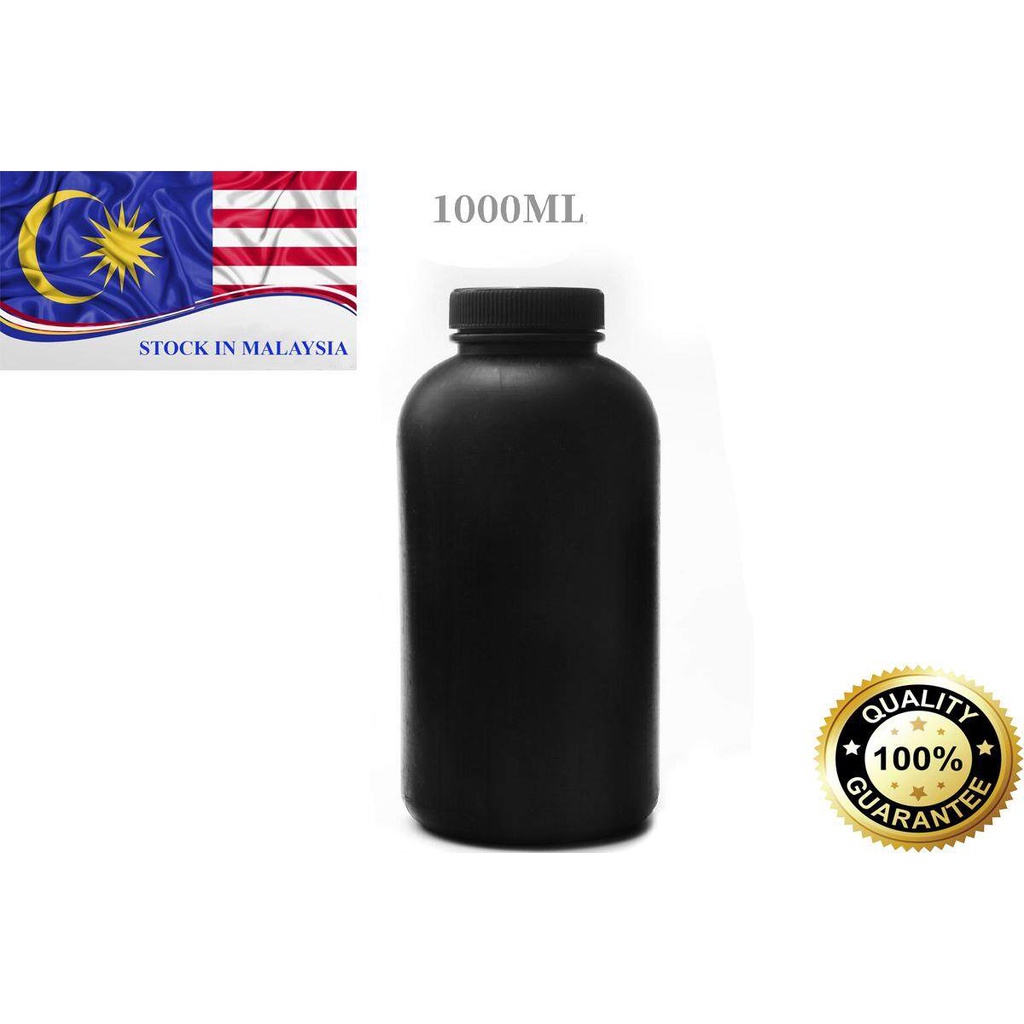 (Black, 1000mL) Film Developer Chemical Plastic Bottle Storage (Ready ...