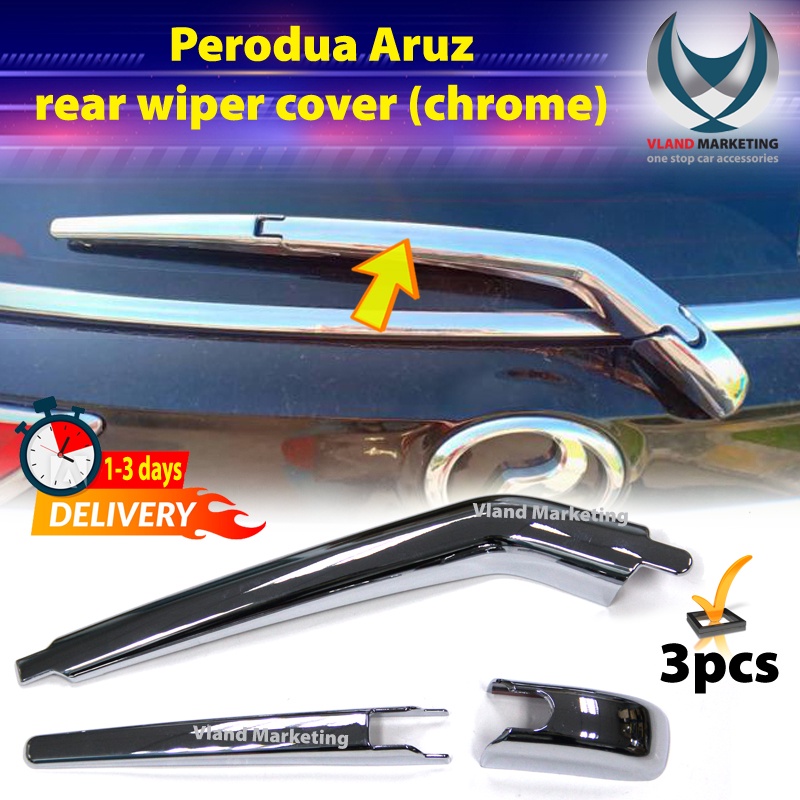 Perodua Aruz rear wiper cover (chrome) Aruz car accessories belakang wiper cover | Shopee Malaysia