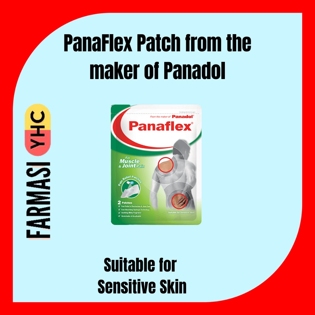 PanaFlex Patch from the maker of Panadol | Shopee Malaysia